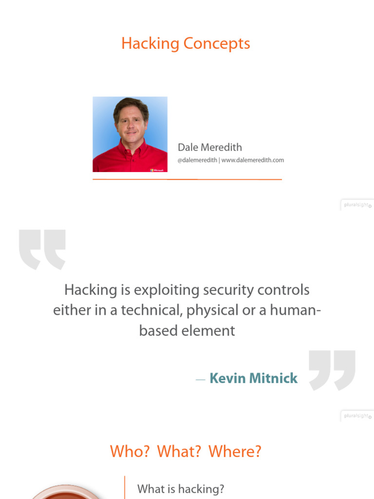 Hacking Concepts Slides | PDF | Security Hacker | White Hat (Computer ...