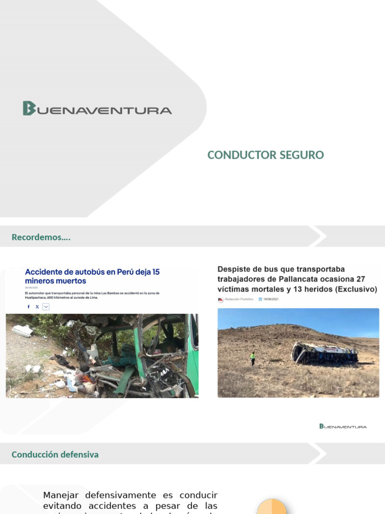 Conductor Seguro | PDF | Atención | Valores