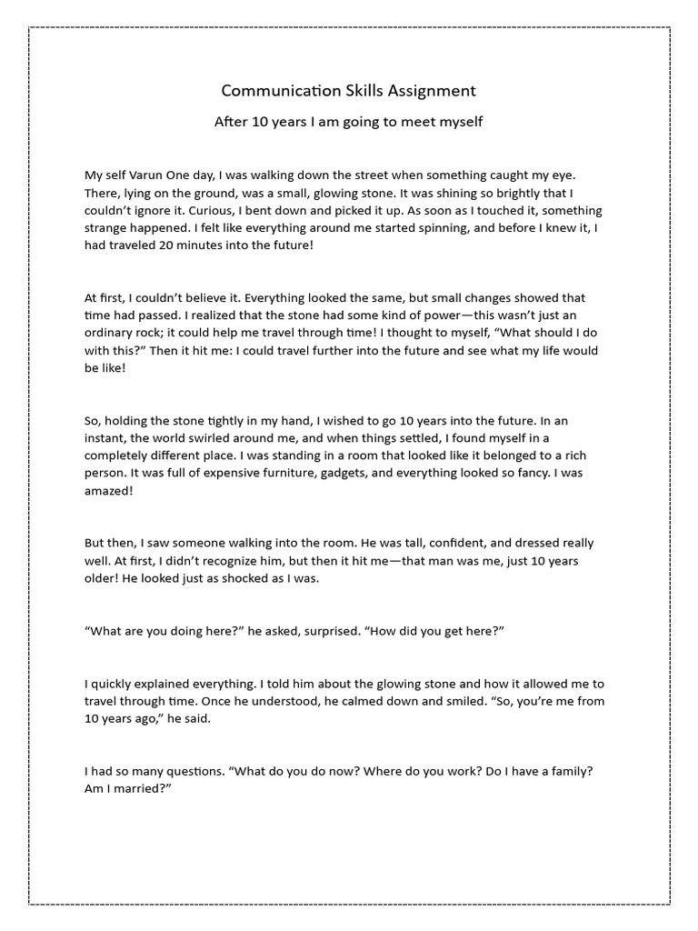 Communication Skills Assignment 1000 words | PDF