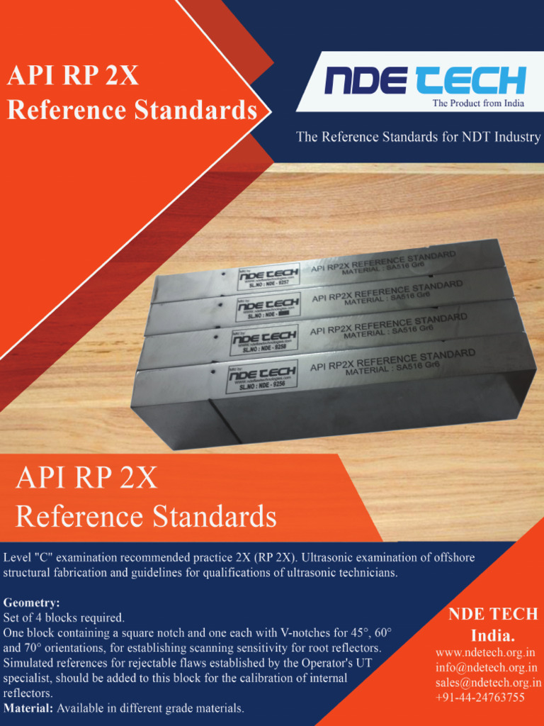 Api RP 2x Reference Standard | PDF
