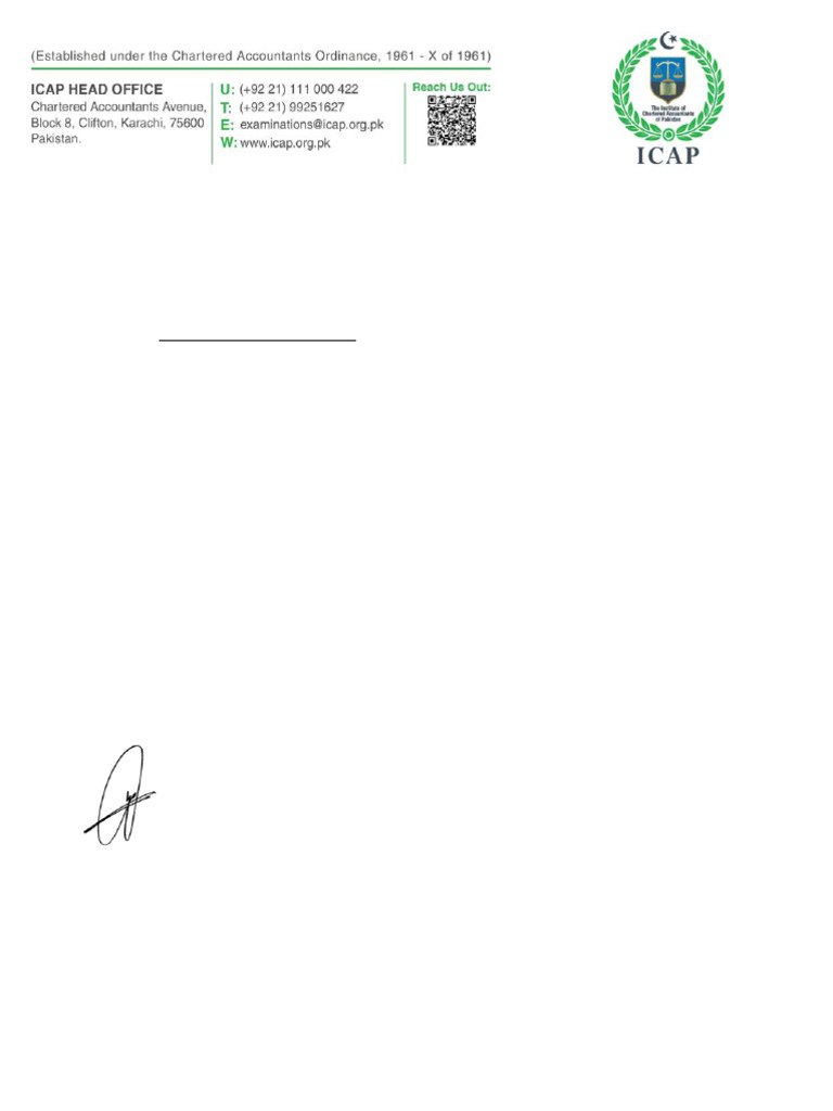 ICAP Enrollment Confirmation Letter | PDF