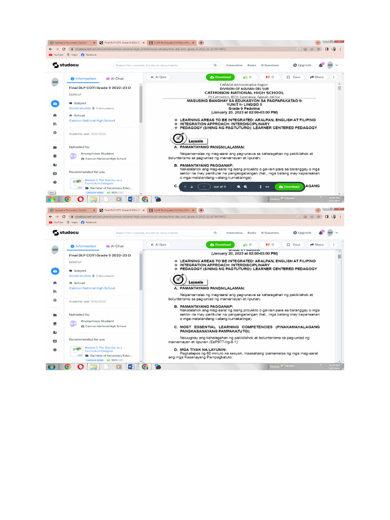 Cot Esp 10 Bolunterismo | PDF