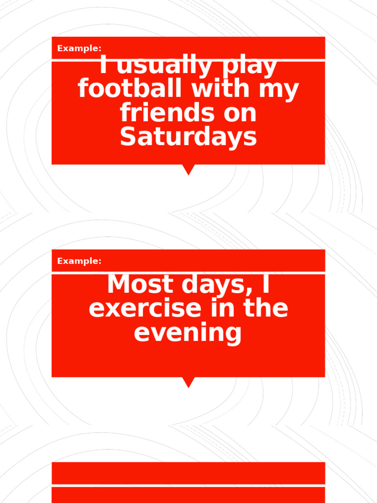 Present Continuous Daily Routines | PDF