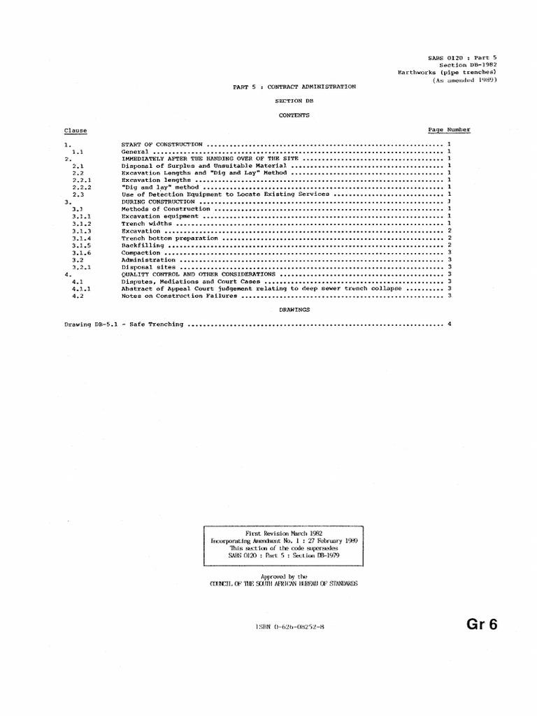 Trench Reinstatement Guidelines | PDF