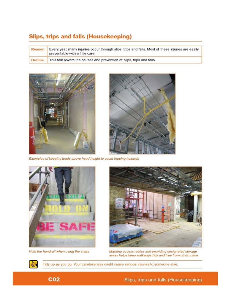 Slips, Trips and Falls | PDF