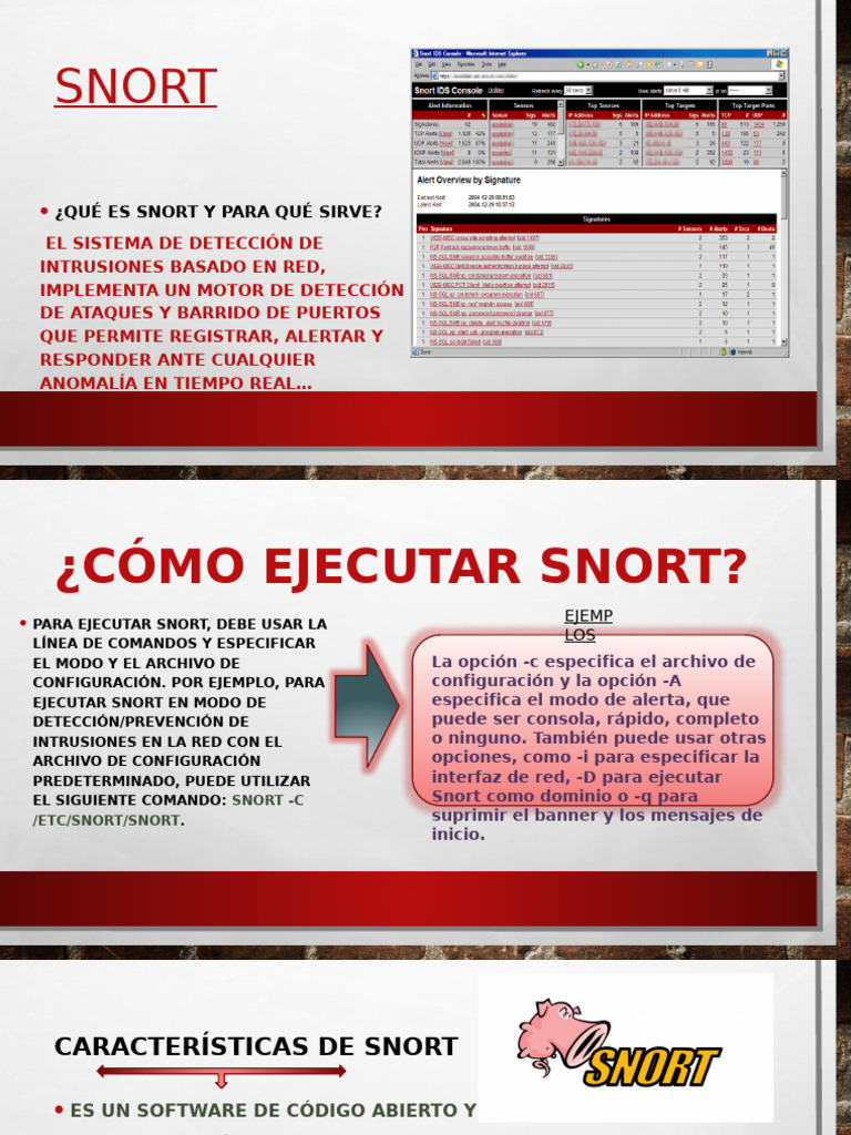 Que Es SNORT y Para Que Sirve | PDF