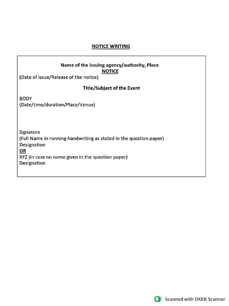 Class 12 English Writing Section | PDF