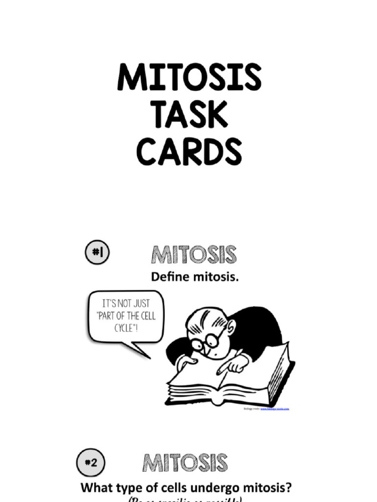 Bruce Deskins - Garcia Mitosis Task Cards | PDF