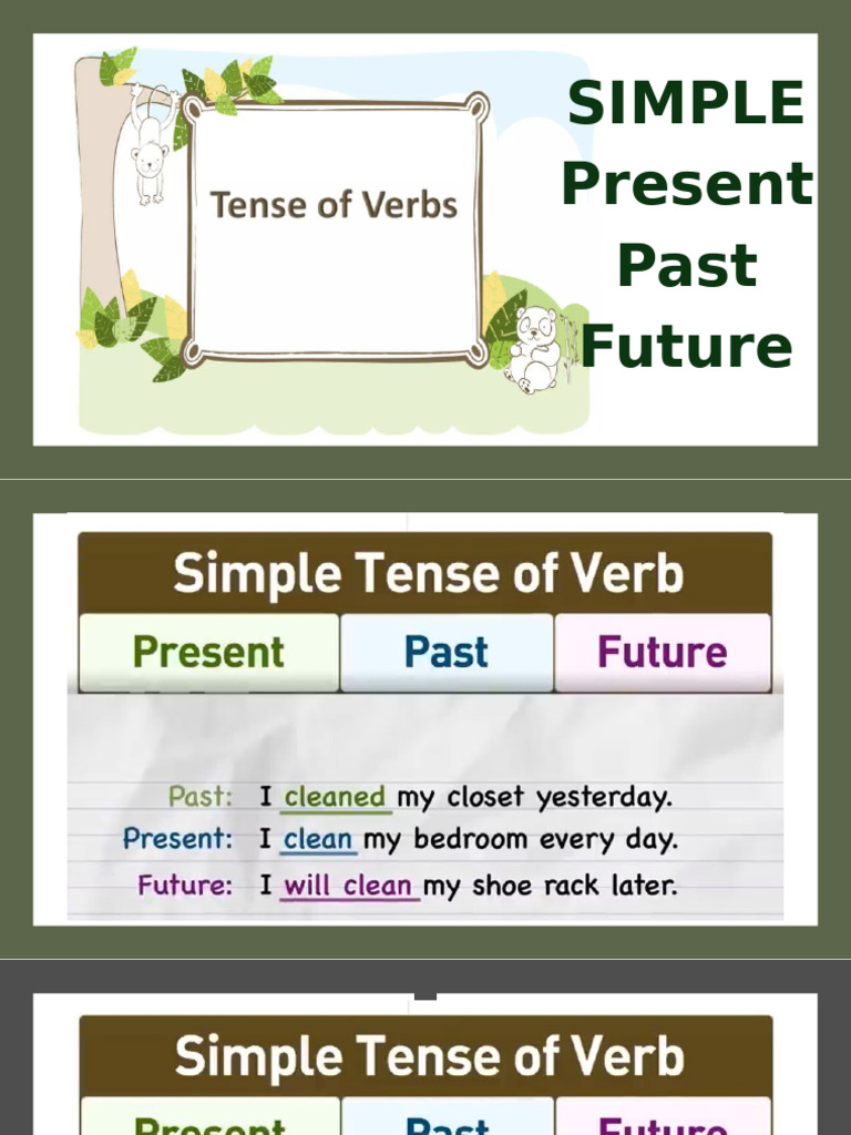 Tenses of The Verb - Simple Present | PDF