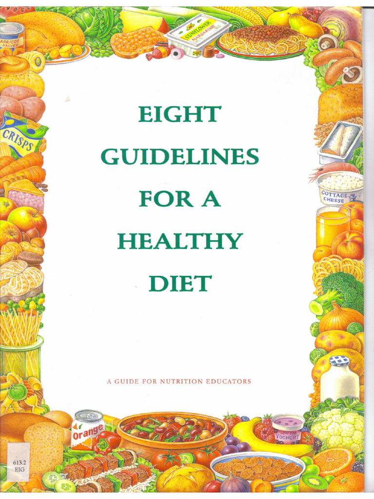 Health Education Authority - Eight Guidelines For A Healthy Diet | PDF