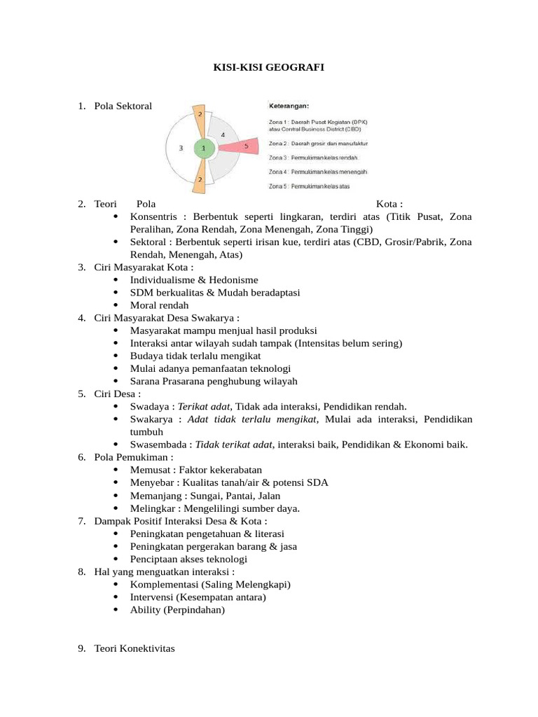 Kisi Kisi Geo Ikhsan | PDF