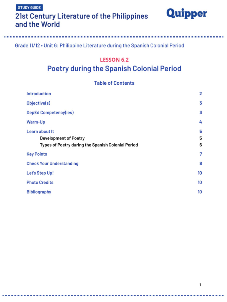 Poetry in Spanish Colonial Philippines | PDF | Poetry | Philippines