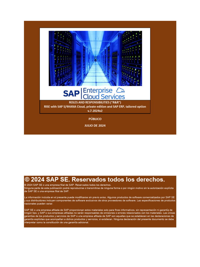 RISE With SAP S_4HANA Cloud, Private Edition and SAP ERP, Tailored Option Roles and ...