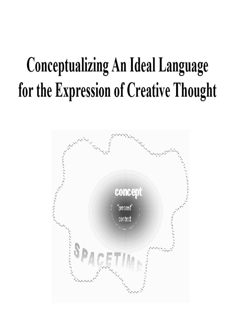 Conceptualizing An Ideal Language For The Expression of Creative ...