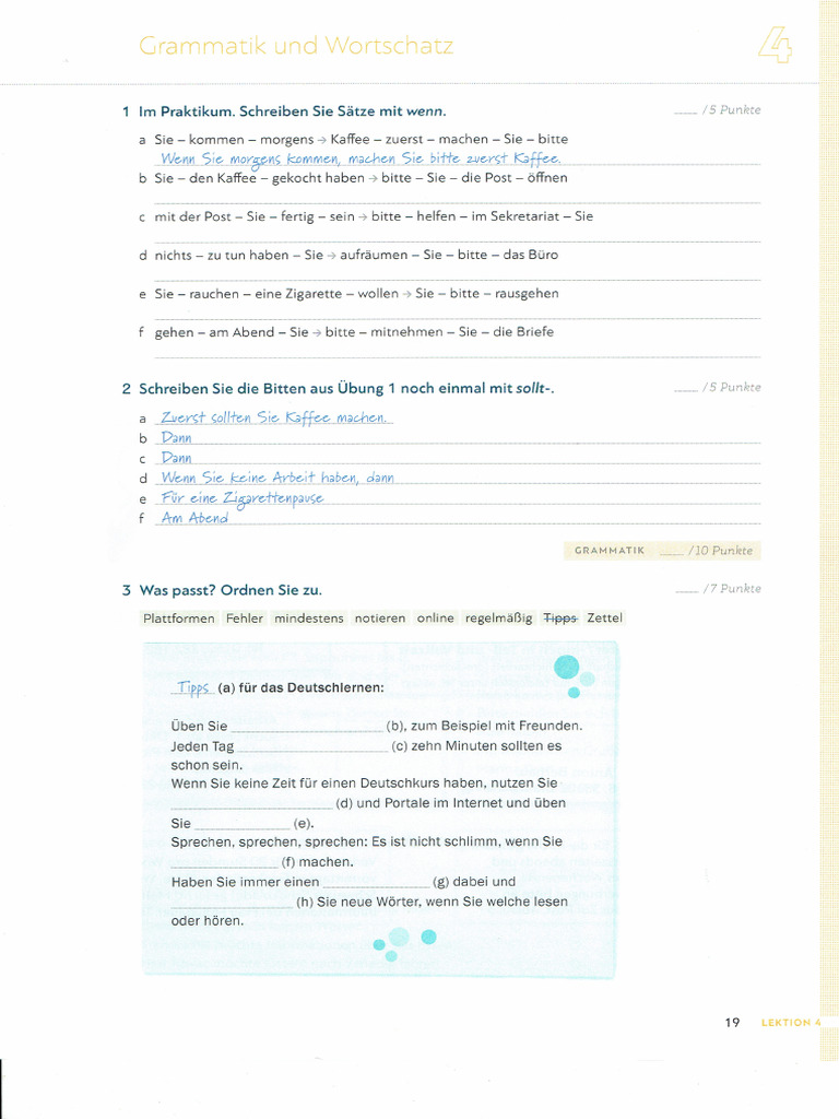 Schr_int_neu_3_Lektion 4. | PDF