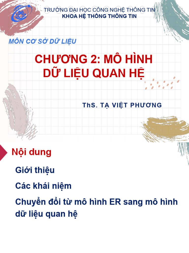 Ch2 - Mo Hinh DLQH - SV | PDF