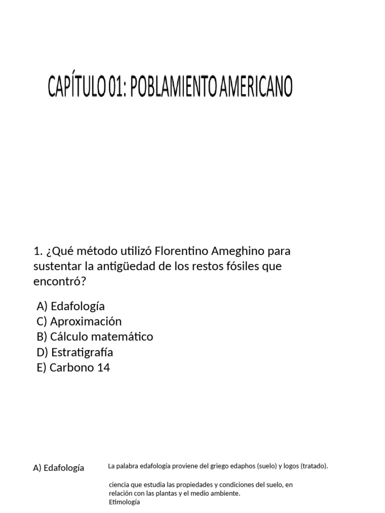1 HP Primeros Pobladores | PDF | Megafauna