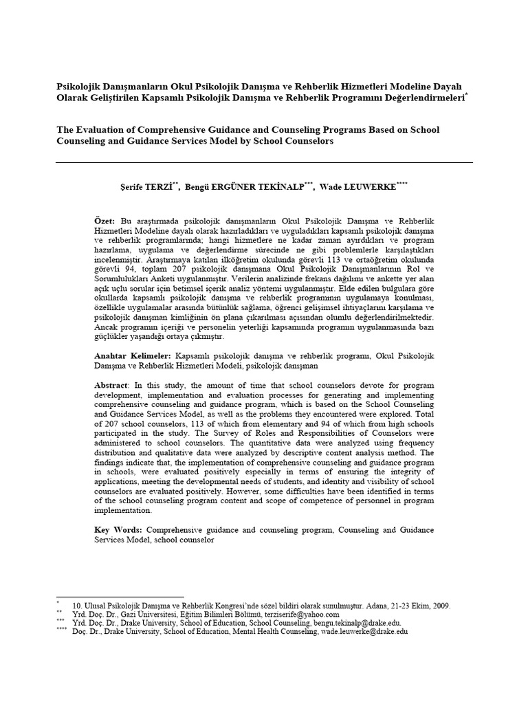 Erife TERZ, Bengü Ergüner Tek Nalp, Wade Leuwerke | PDF