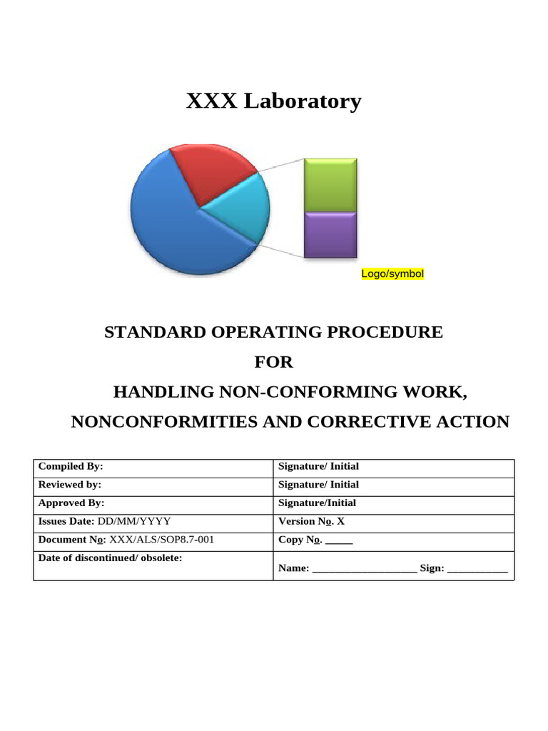 SOP for Non-Conforming Work Handling | PDF | Quality | Systems Thinking