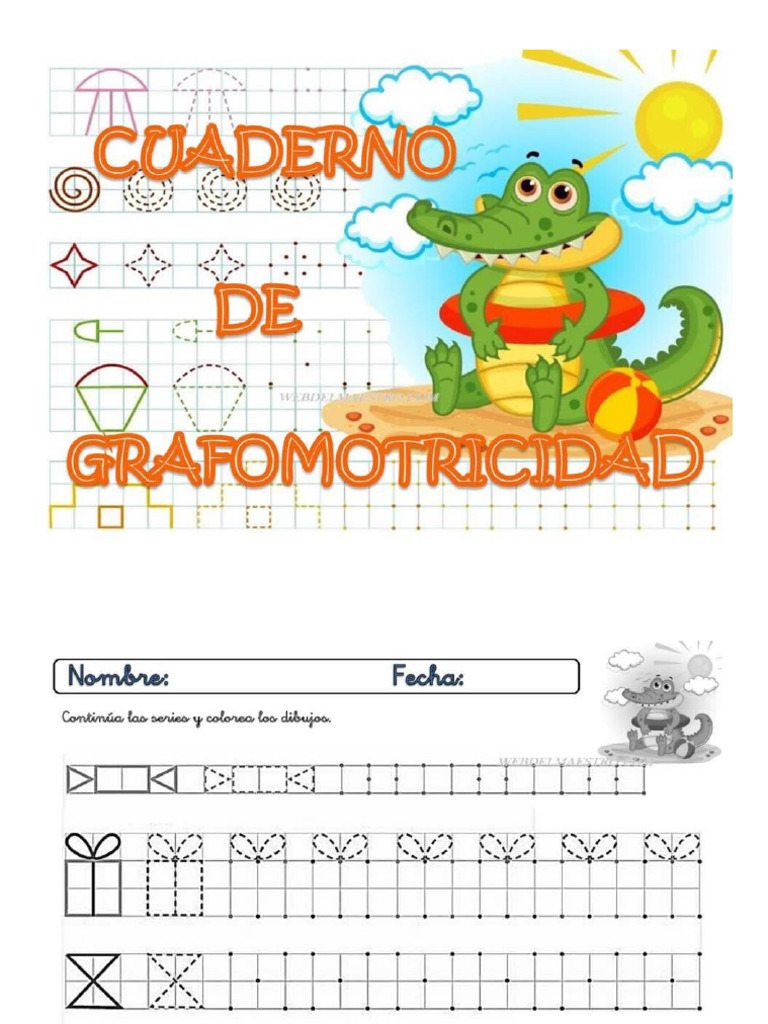 Cuaderno de Grafomotricidad | PDF