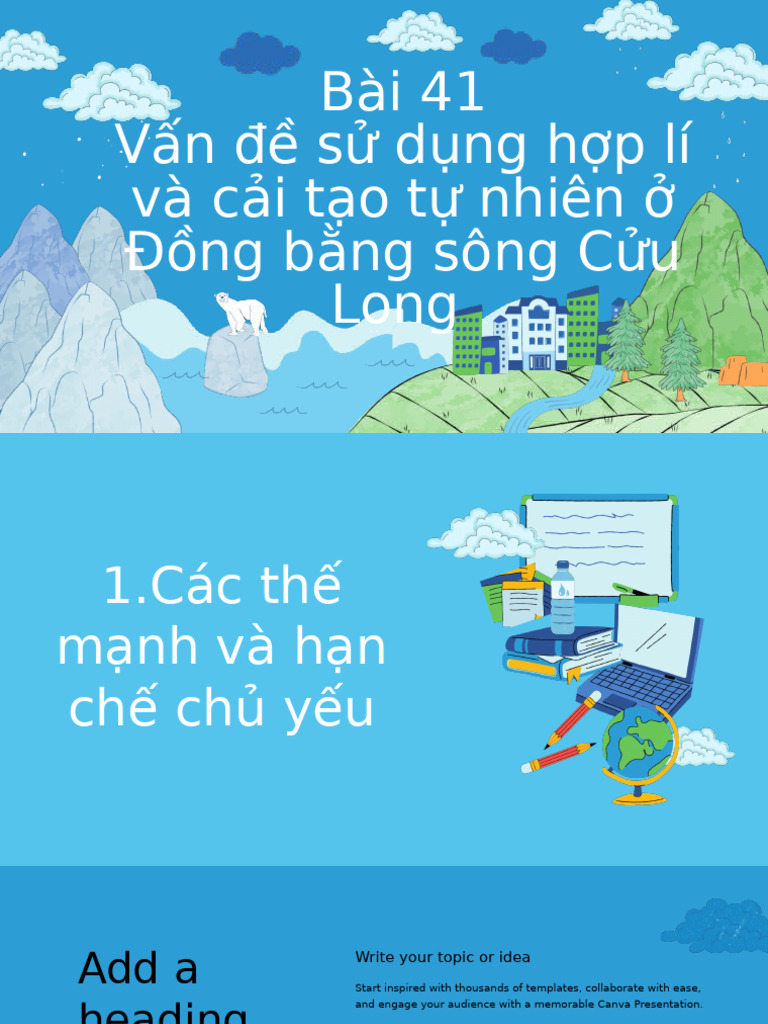 Tối ưu hóa sử dụng tài nguyên ĐBSCL | PDF | Water | Seawater