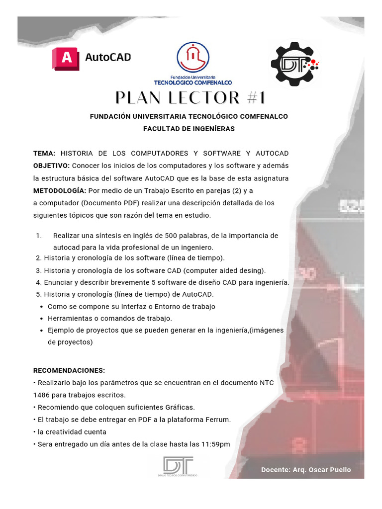 Plan Lector 1 Actualizado | PDF