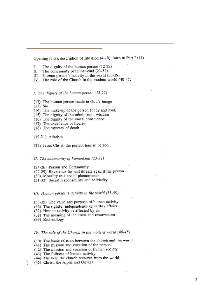 3a Gaudium Et Spes Dignitatis Humanae | PDF | Conscience | Atheism