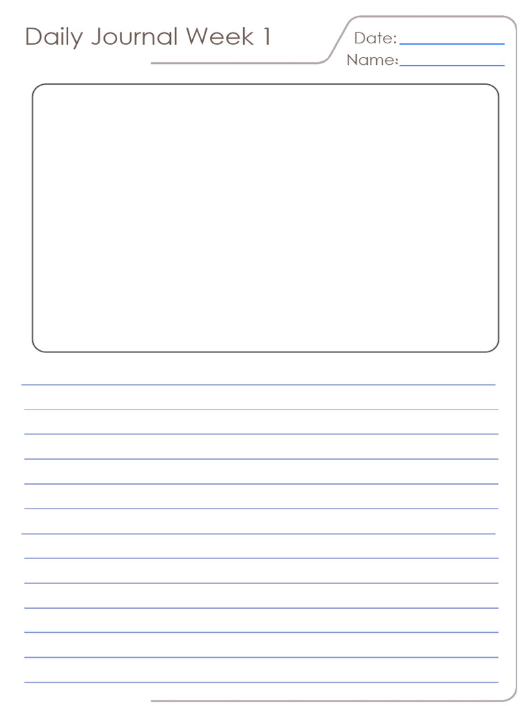 Free Daily Journal Template PDF | PDF