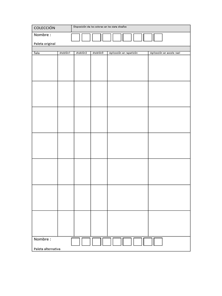 D3 Ficha Sistema de Estampado | PDF