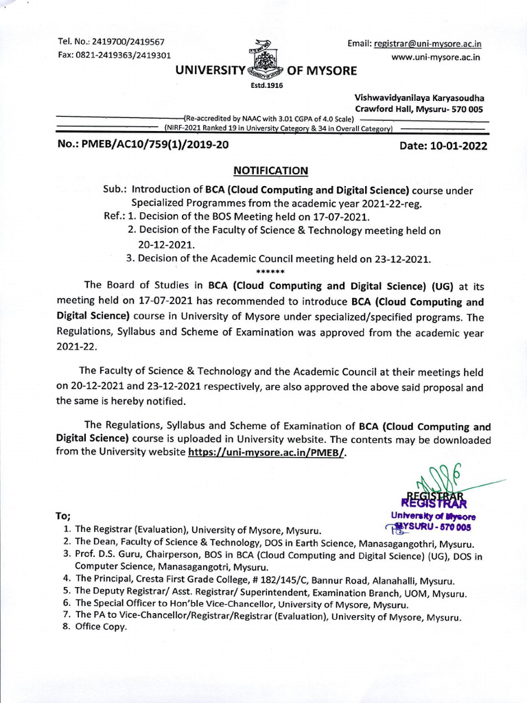BCA (Cloud Computing and Digital Science) | PDF | Method (Computer Programming) | Class ...