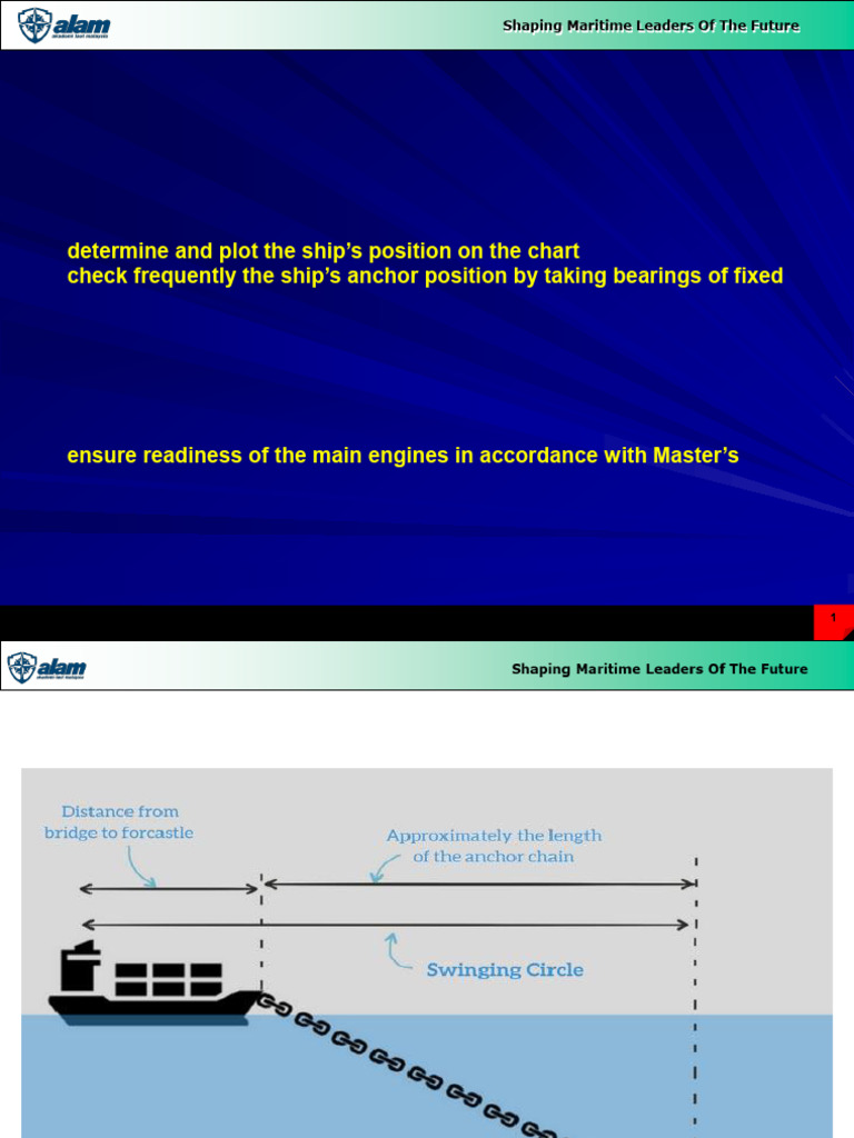 How to Determine a Ship Drag Anchor | PDF