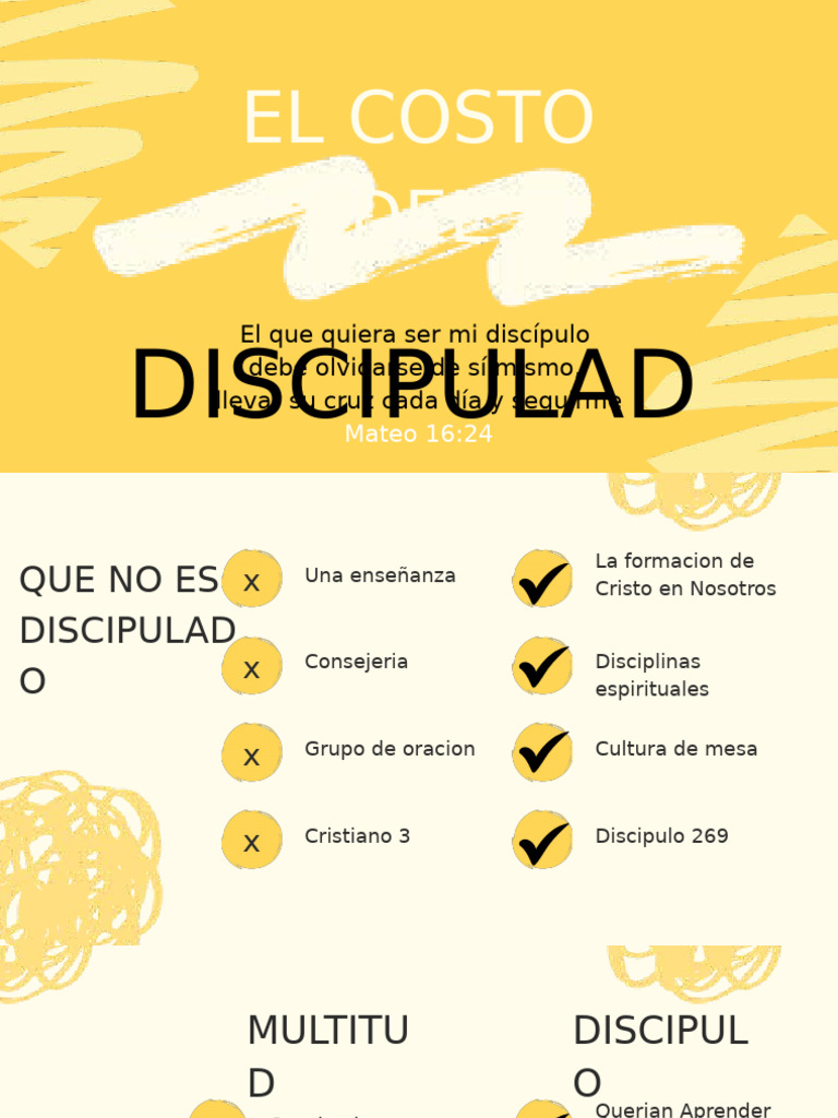 El Que Quiera Ser Mi Discipulo | PDF