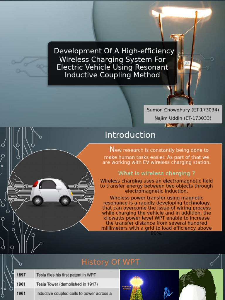 High-Efficiency EV Wireless Charging System | PDF
