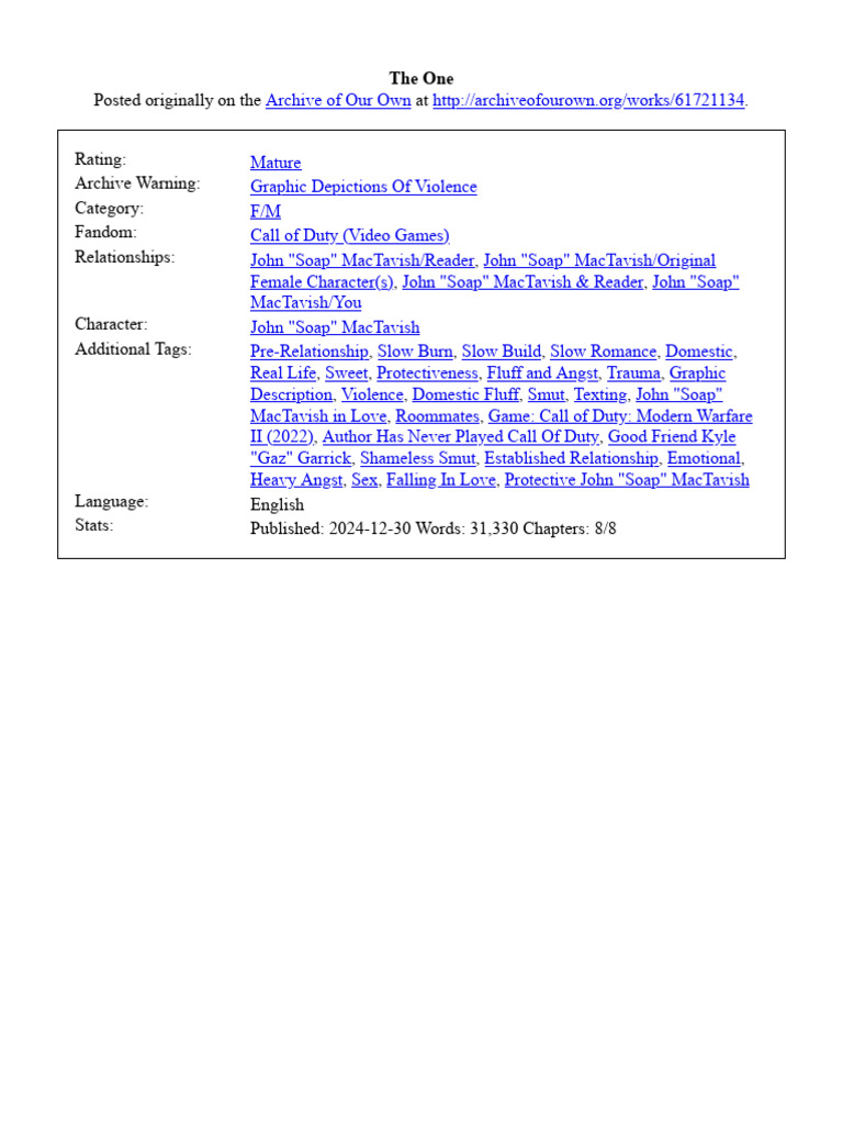 The_One | PDF