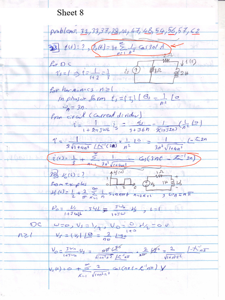 Solution of Some Problems - Sheet 8 - Online PDF | PDF