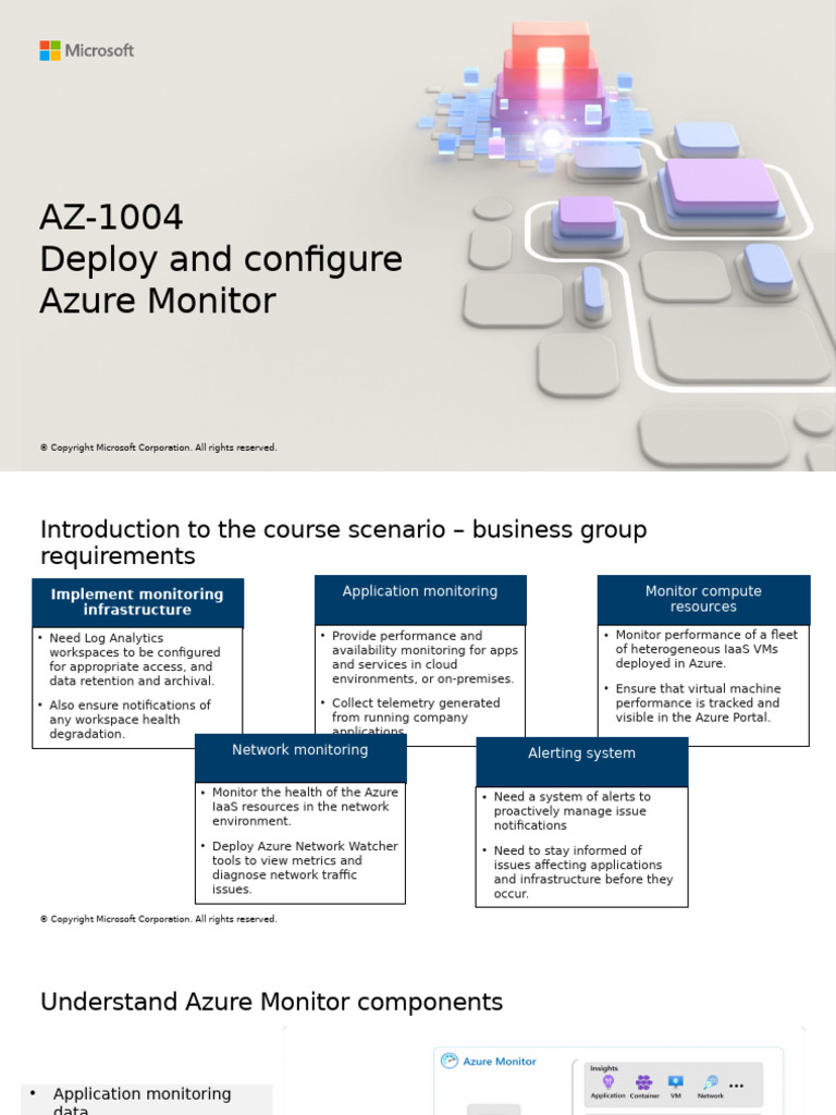 AZ 1004 ENU PowerPoint 01 | PDF | Virtual Machine | Microsoft Azure AZ 1004 ENU PowerPoint 01 | PDF | Virtual Machine | Microsoft Azure