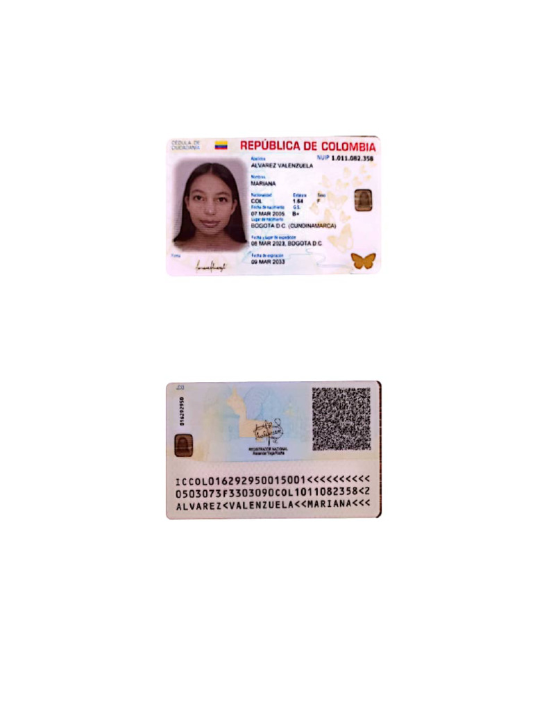 CEDULA Mariana Alvarez | PDF