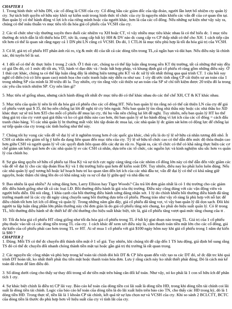 LÝ THUYẾT TCDN | PDF