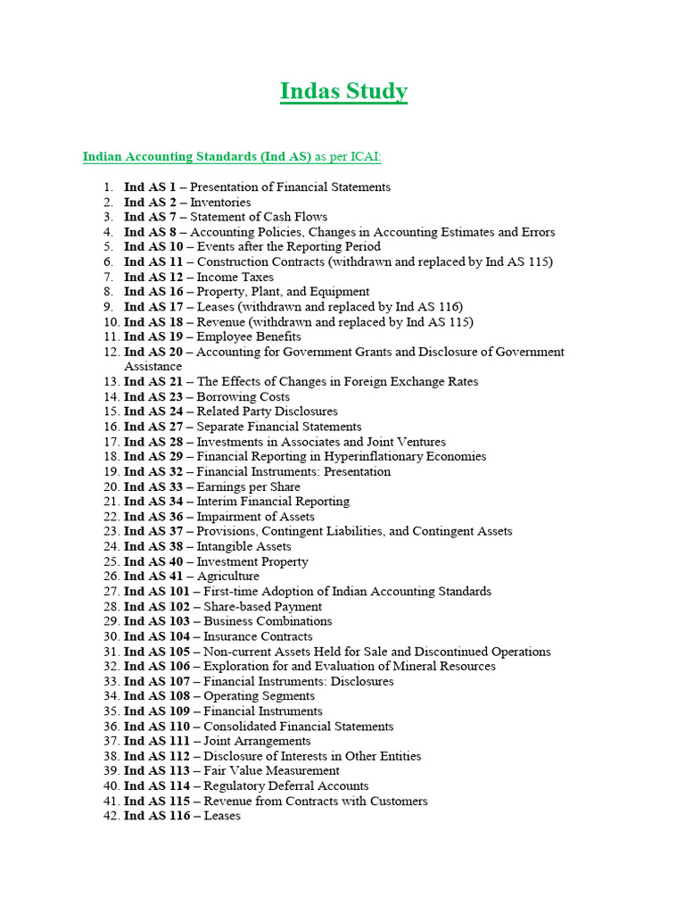 Indas Study | PDF | Deferred Tax | Cost Of Goods Sold