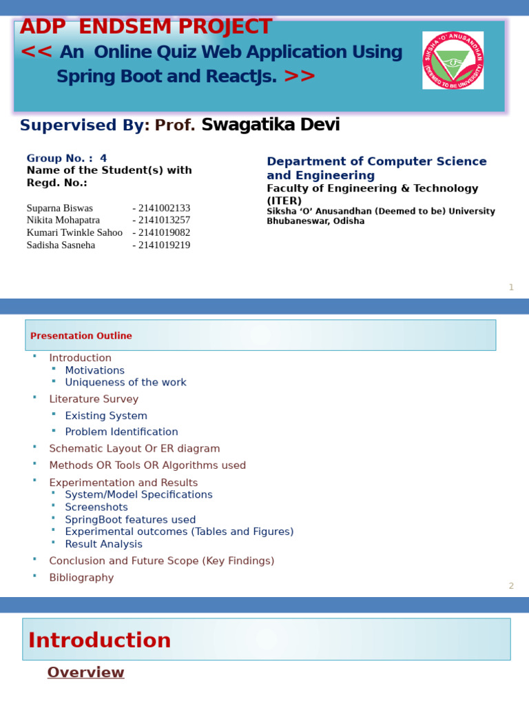 ADP-Endsem-project-presentation 1 | PDF | Databases | Usability