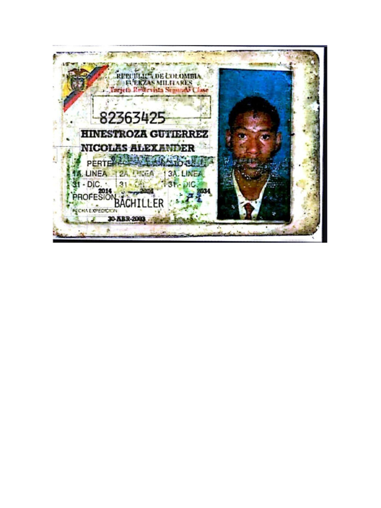 Libreta Nicolas Alexander | PDF