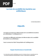 TD1 Presentation Antibiogramme | PDF | Antibiotiques | Sciences de la santé