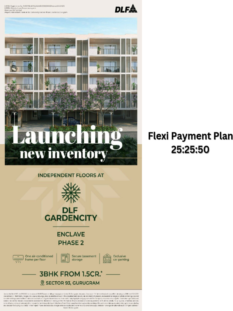 Flexi Payment Plan: 25:25:50 Breakdown | PDF