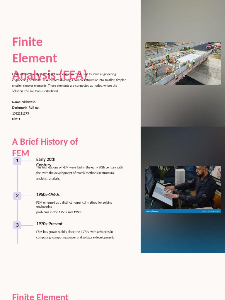 Vishwesh Deshmukh FEA FINAL | PDF | Finite Element Method | Applied Mathematics
