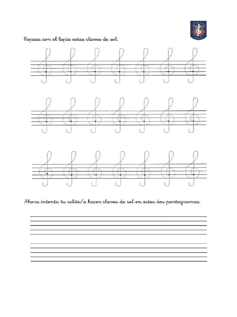 Pentagramas Sol Tercero - Page-0001 | PDF