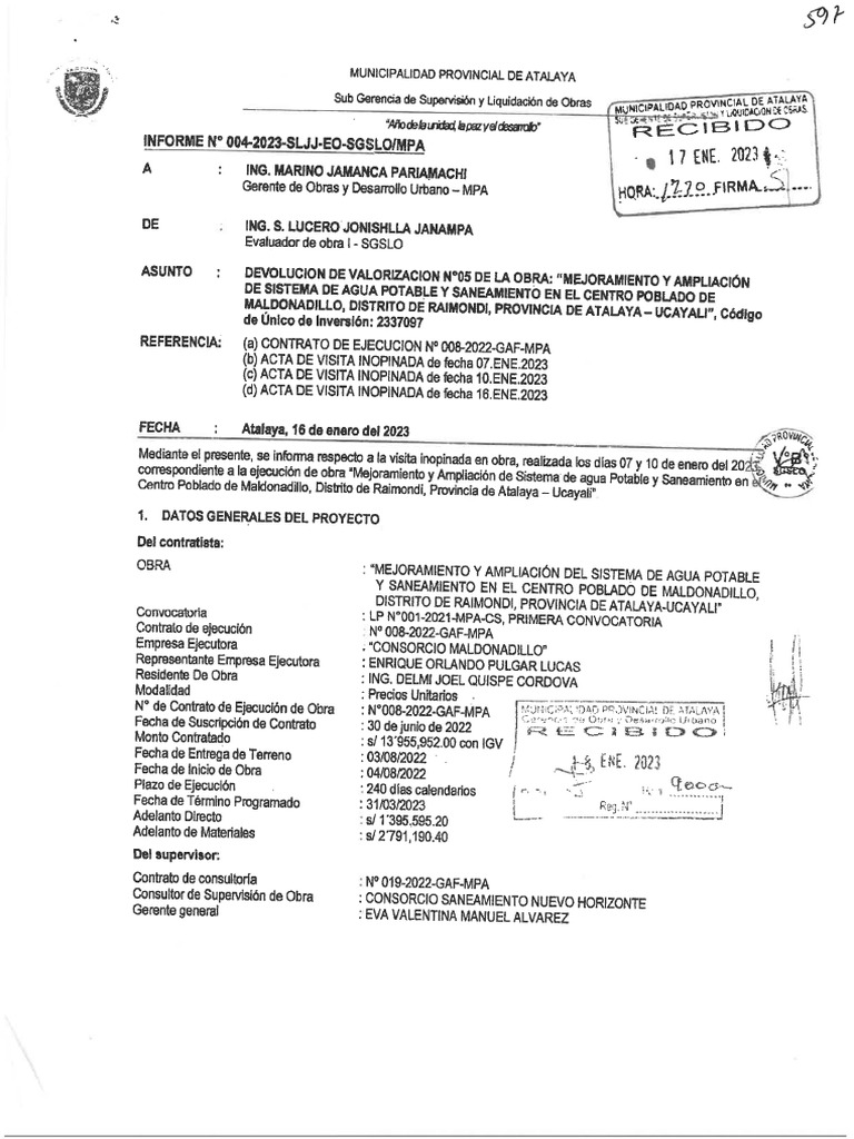 Actas 7, 10 y 14 Ene. | PDF
