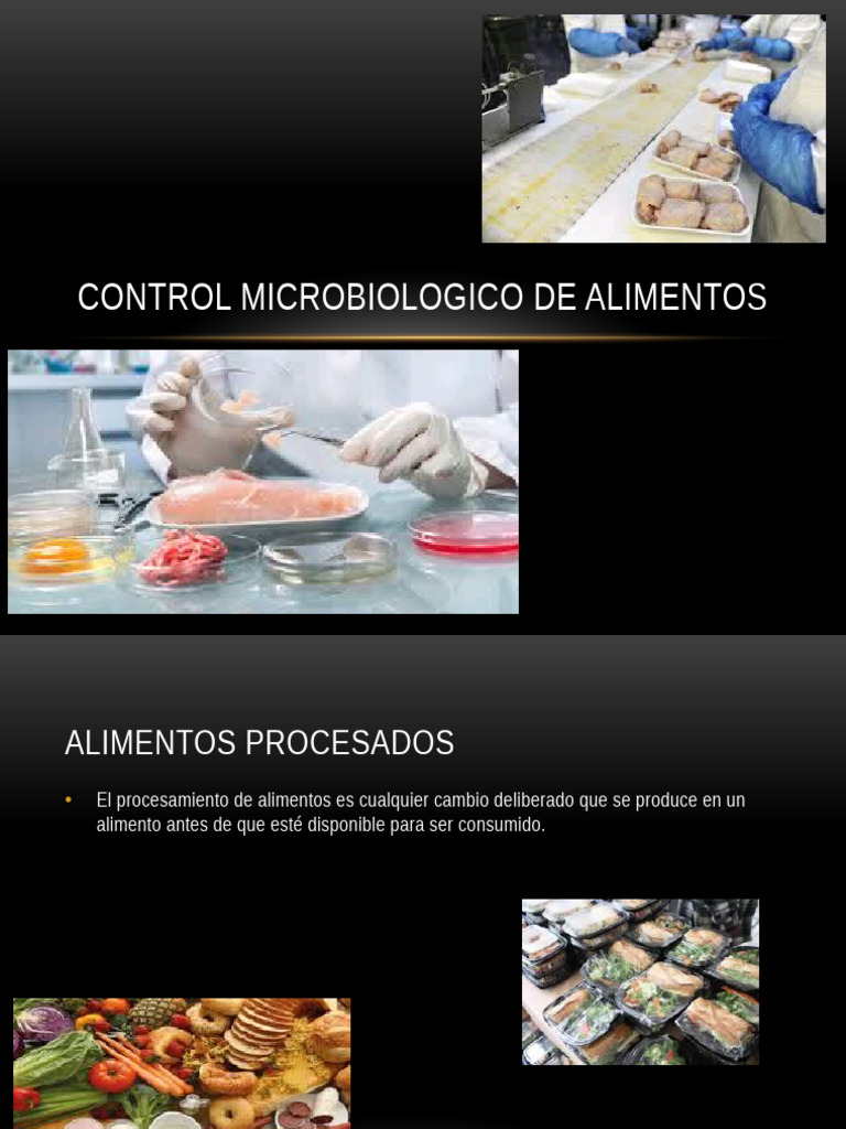 Control Microbiologico de Alimentos | PDF | Alimentos | Análisis de ...