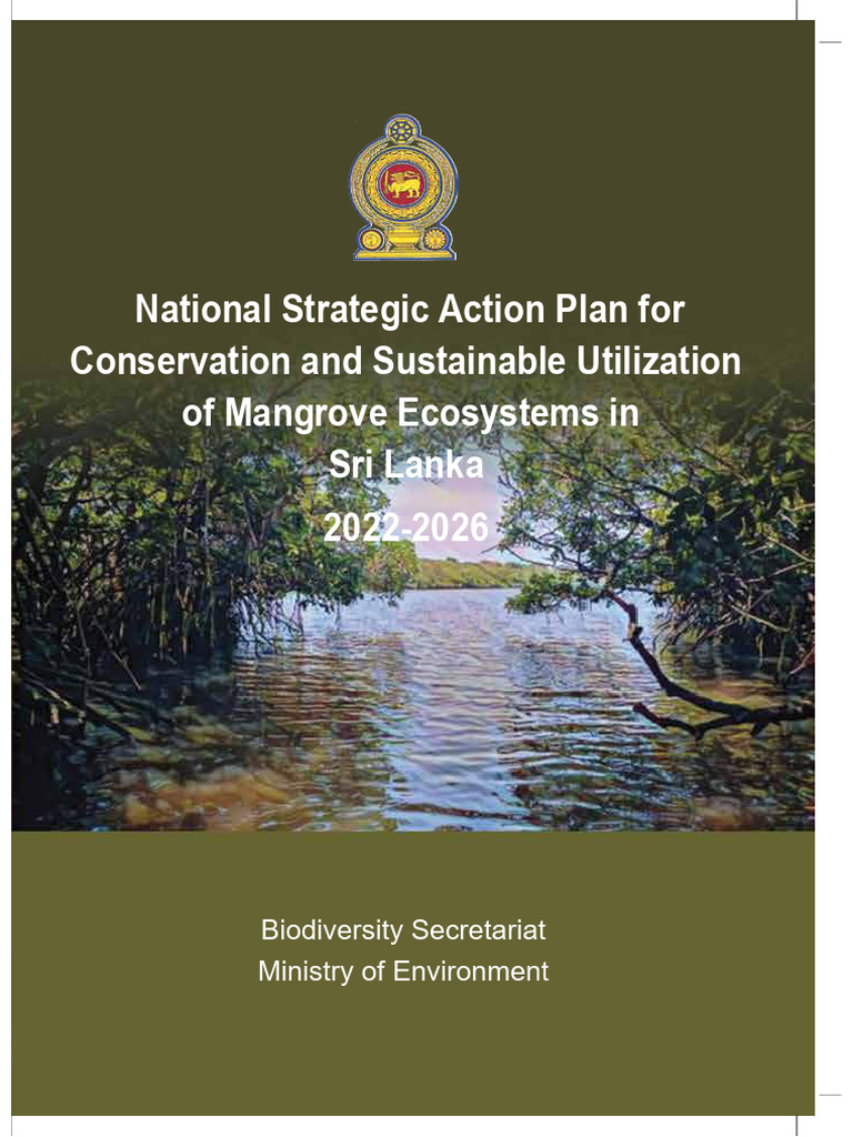 Sri Lanka Mangrove Ecosystem Action Plan | PDF | Mangrove | Sustainability