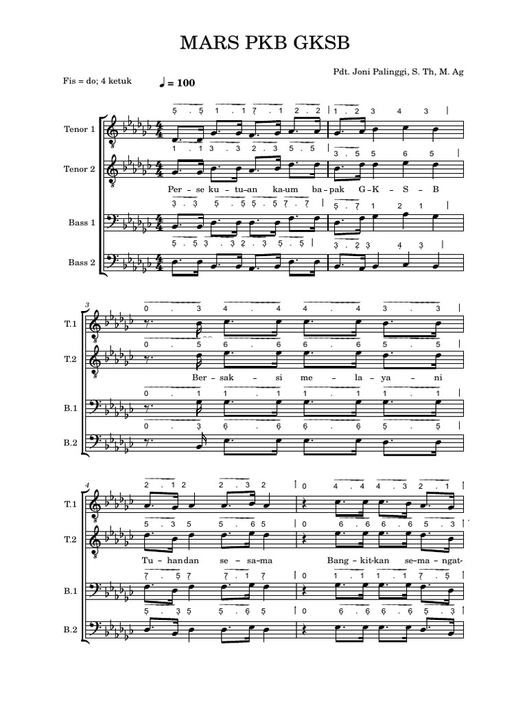 Mars PKB GKSB Ges Ver2 | PDF