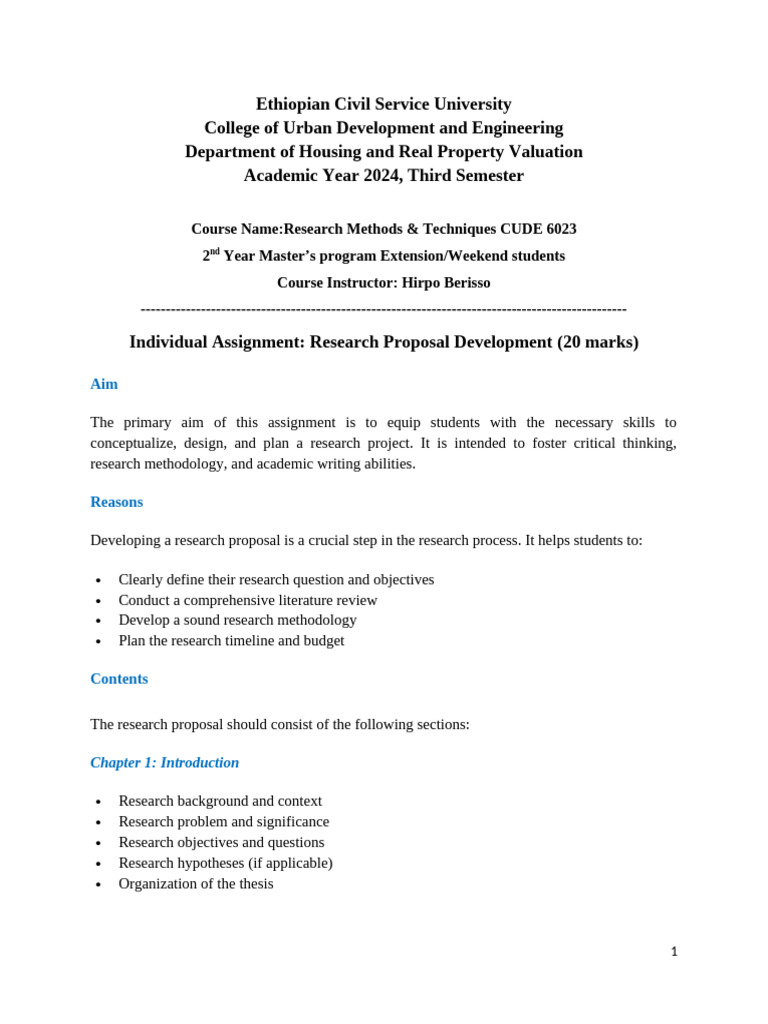 Research Proposal Development Guide | PDF | Methodology | Cognition